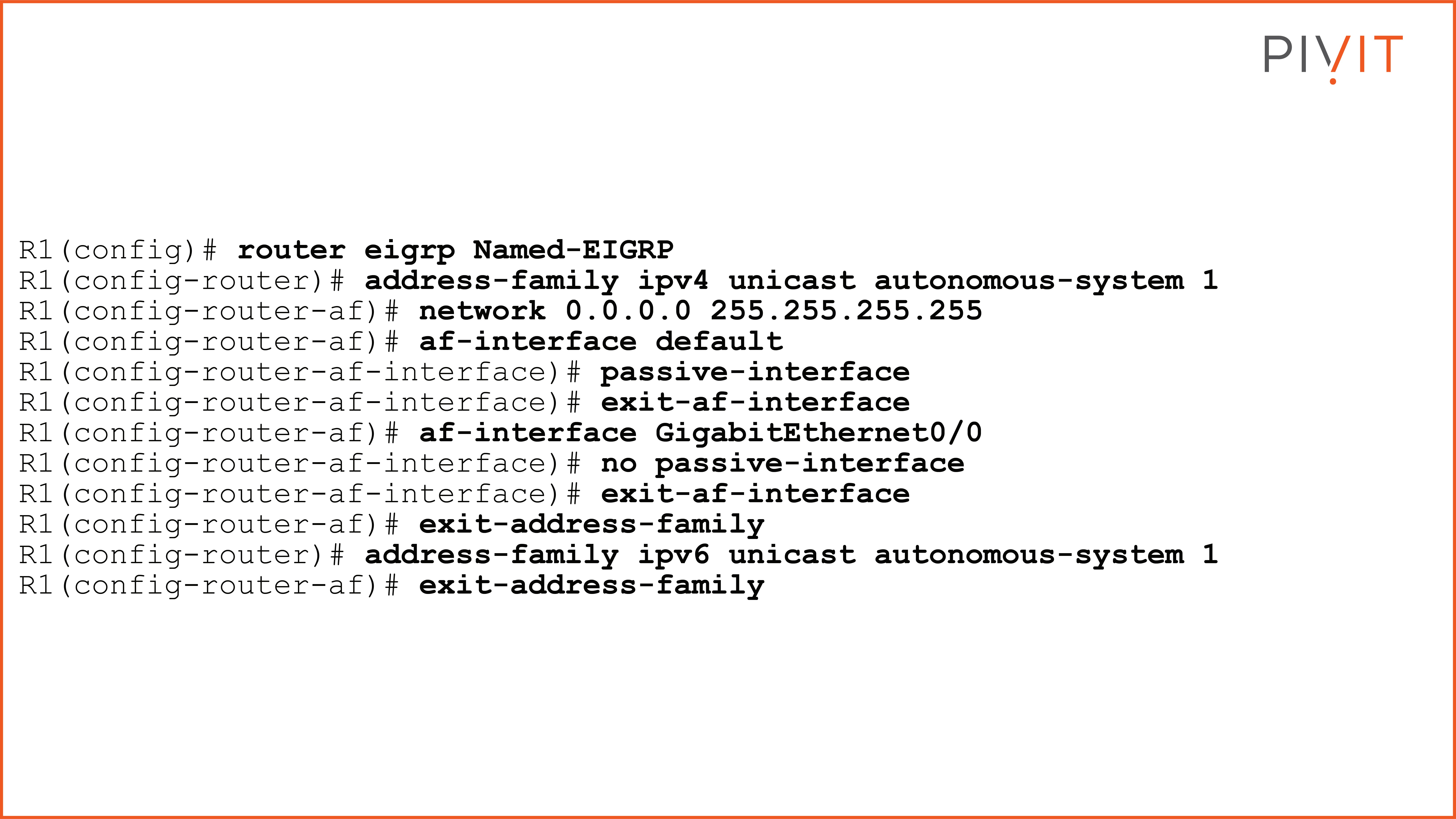 The Benefits of Implementing Named EIGRP in a Modern Network